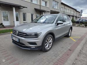 Pelēks Volkswagen Tiguan 2019 Viļņa, ar dzinēja tilpumu 1.97 L un nobraukumu 204 tūkst. km par 16200 €, foto  vietnē AUTOMOTO.COM.LV