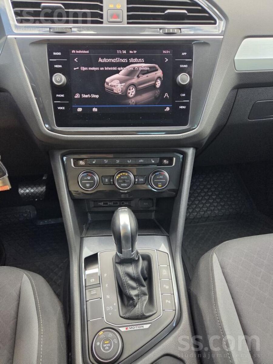 Pelēks Volkswagen Tiguan 2019 Rīga, ar dzinēja tilpumu 2.00 L un nobraukumu 180 tūkst. km par 15990 €, foto 23 vietnē AUTOMOTO.COM.LV