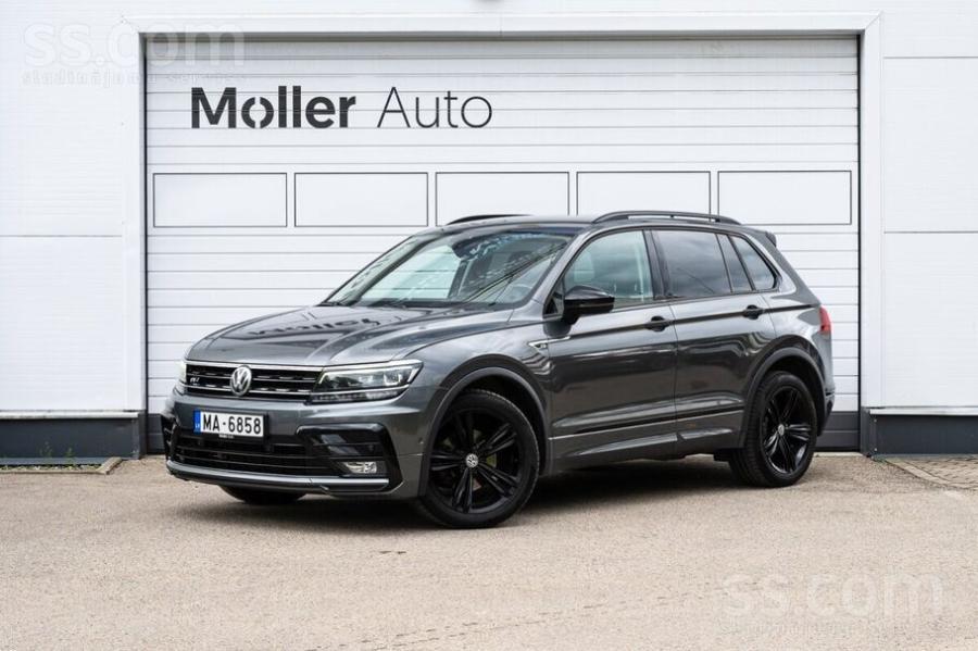 Pelēks Volkswagen Tiguan 2019 Rīga, ar dzinēja tilpumu 2.00 L un nobraukumu 56 tūkst. km par 19950 €, foto 1 vietnē AUTOMOTO.COM.LV