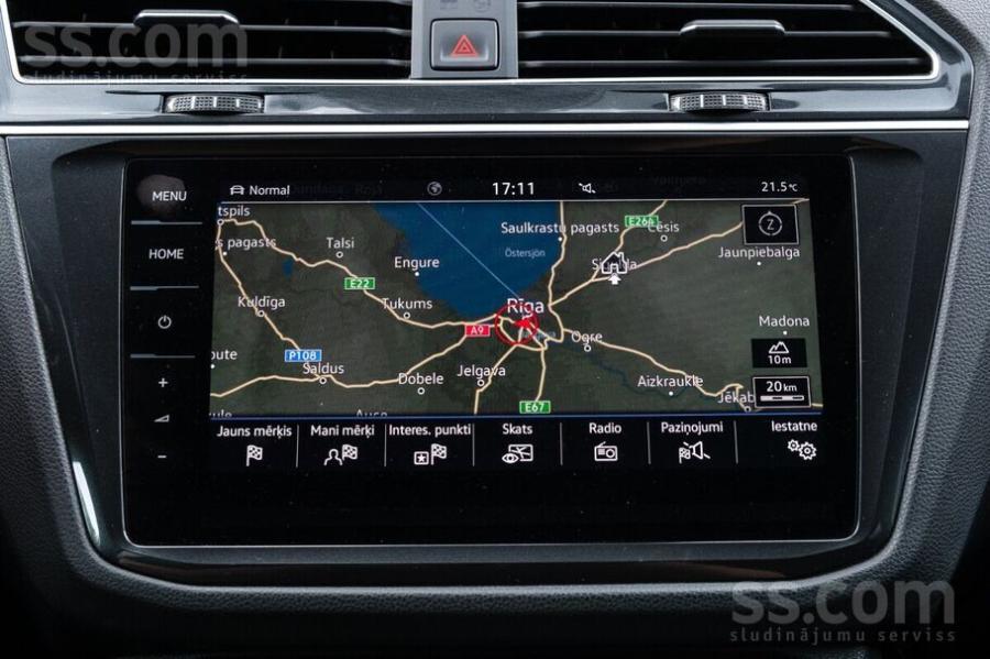 Pelēks Volkswagen Tiguan 2019 Rīga, ar dzinēja tilpumu 2.00 L un nobraukumu 56 tūkst. km par 19950 €, foto 12 vietnē AUTOMOTO.COM.LV