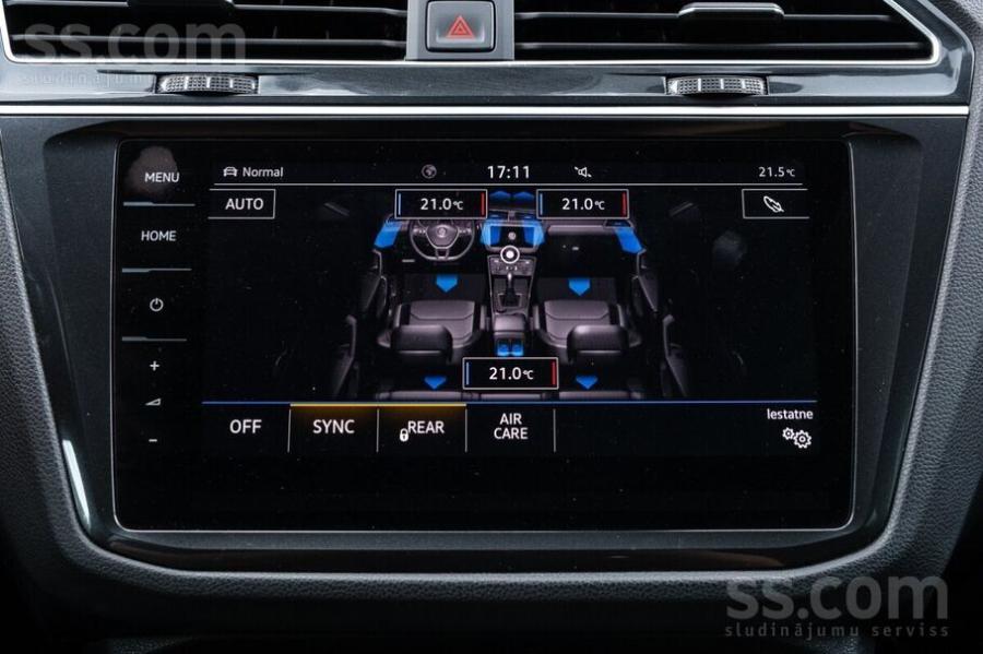 Pelēks Volkswagen Tiguan 2019 Rīga, ar dzinēja tilpumu 2.00 L un nobraukumu 56 tūkst. km par 19950 €, foto 14 vietnē AUTOMOTO.COM.LV
