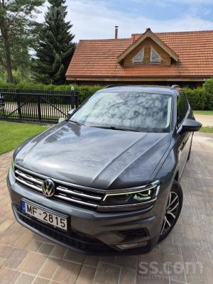 Pelēks Volkswagen Tiguan 2019 Rīga, ar dzinēja tilpumu 2.00 L un nobraukumu 107 tūkst. km par 19900 €, foto  vietnē AUTOMOTO.COM.LV