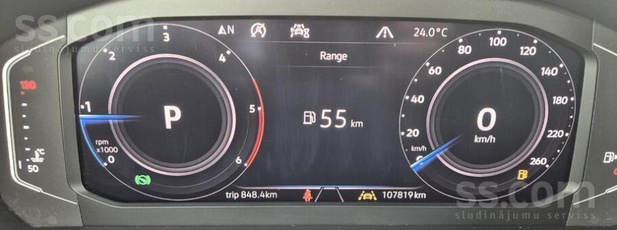 Grey Volkswagen Tiguan 2019 in Riga, with an engine capacity of 2.00 L and mileage of 108 thousand km for 21490 €, photo 16 on AUTOMOTO.COM.LV