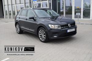 Pelēks Volkswagen Tiguan 2019 Viļņa, ar dzinēja tilpumu 1.50 L un nobraukumu 88 tūkst. km par 16950 €, foto  vietnē AUTOMOTO.COM.LV