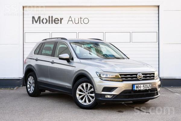 Grey Volkswagen Tiguan 2019 in Riga, with an engine capacity of 2.00 L and mileage of 157 thousand km for 15950 €, photo 2 on AUTOMOTO.COM.LV
