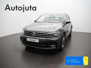 Grey Volkswagen Tiguan 2019 in Vilnius, with an engine capacity of 1.97 L and mileage of 137 thousand km for 20900 €, photo  on AUTOMOTO.COM.LV