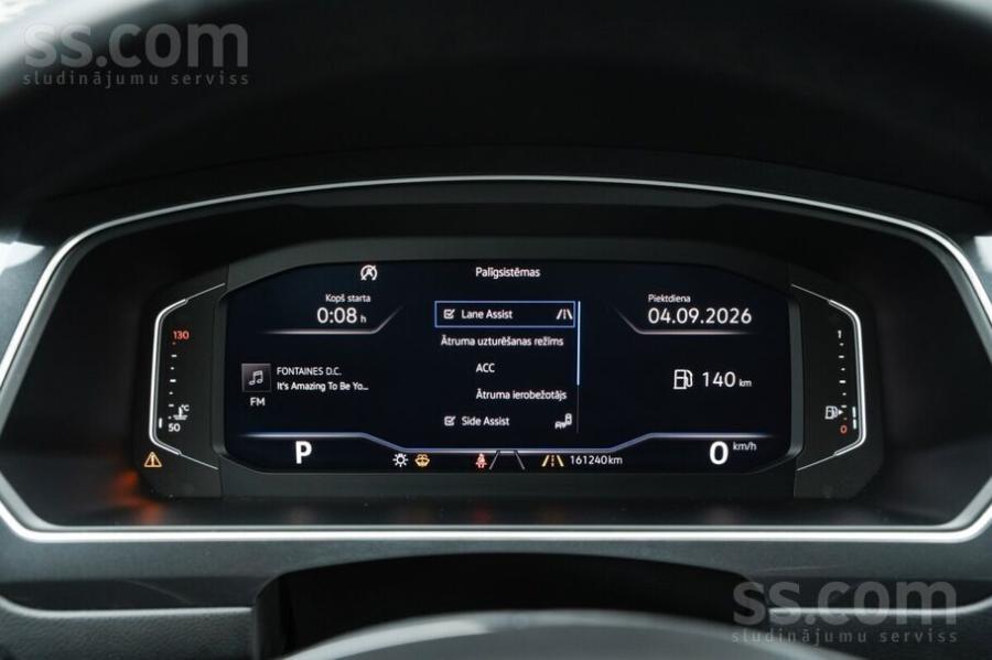 Pelēks Volkswagen Tiguan 2019 Rīga, ar dzinēja tilpumu 2.00 L un nobraukumu 161 tūkst. km par 19200 €, foto 13 vietnē AUTOMOTO.COM.LV