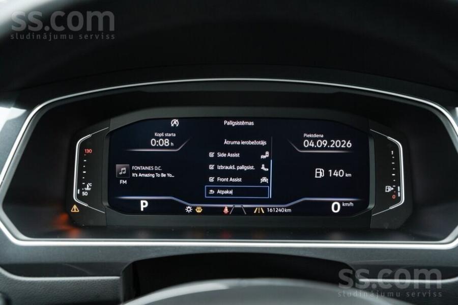 Pelēks Volkswagen Tiguan 2019 Rīga, ar dzinēja tilpumu 2.00 L un nobraukumu 161 tūkst. km par 19200 €, foto 14 vietnē AUTOMOTO.COM.LV