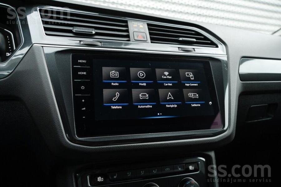 Pelēks Volkswagen Tiguan 2019 Rīga, ar dzinēja tilpumu 2.00 L un nobraukumu 161 tūkst. km par 19200 €, foto 16 vietnē AUTOMOTO.COM.LV