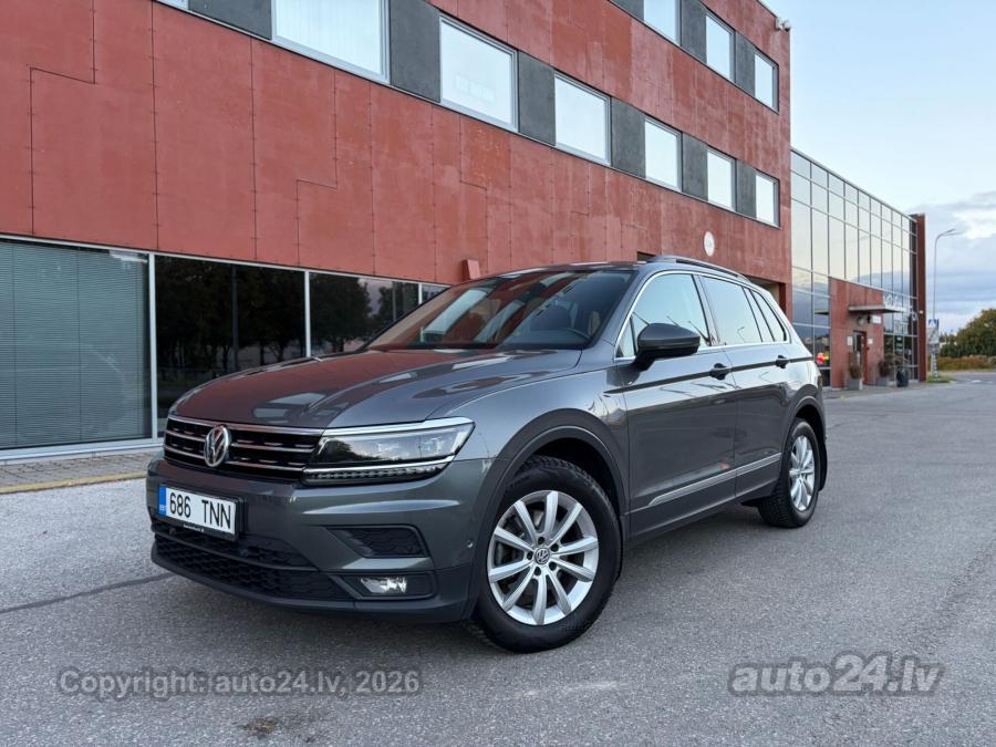 Grey Volkswagen Tiguan 2019 in Tallinn, with an engine capacity of 1.50 L and mileage of 121 thousand km for 17900 €, photo 1 on AUTOMOTO.COM.LV