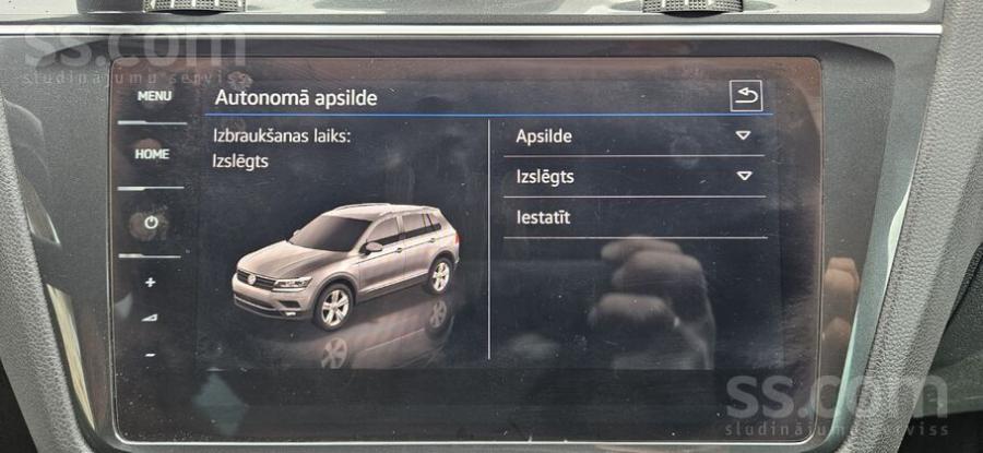 Pelēks Volkswagen Tiguan 2019 Cēsis, ar dzinēja tilpumu 2.00 L un nobraukumu 193 tūkst. km par 20800 €, foto 12 vietnē AUTOMOTO.COM.LV