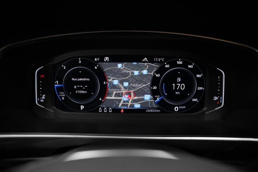 Pelēks Volkswagen Tiguan 2019 Viļņa, ar dzinēja tilpumu 2.00 L un nobraukumu 258 tūkst. km par 15950 €, foto 16 vietnē AUTOMOTO.COM.LV