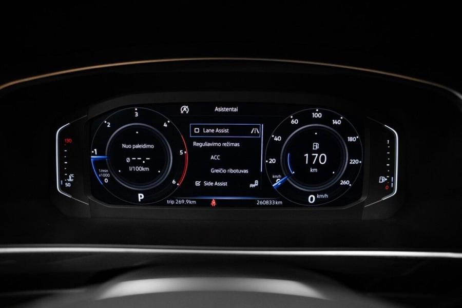 Pelēks Volkswagen Tiguan 2019 Viļņa, ar dzinēja tilpumu 2.00 L un nobraukumu 258 tūkst. km par 15950 €, foto 17 vietnē AUTOMOTO.COM.LV