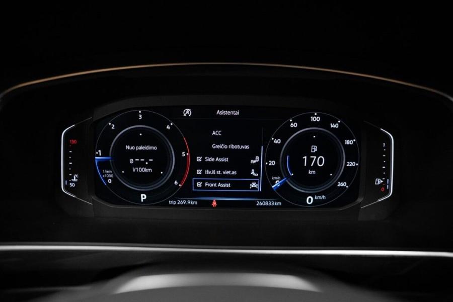 Pelēks Volkswagen Tiguan 2019 Viļņa, ar dzinēja tilpumu 2.00 L un nobraukumu 258 tūkst. km par 15950 €, foto 18 vietnē AUTOMOTO.COM.LV