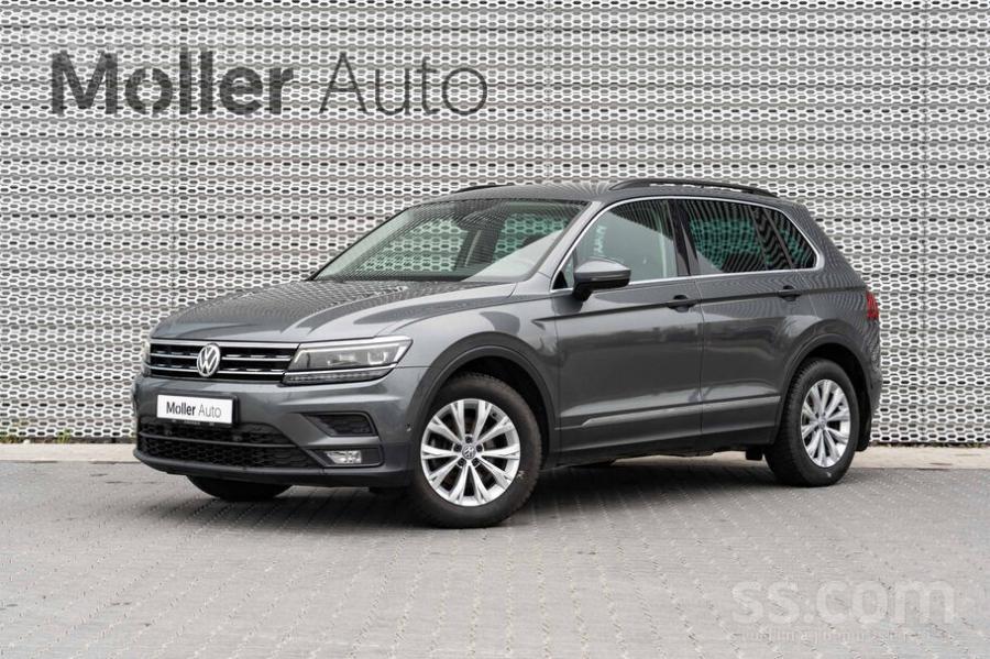 Grey Volkswagen Tiguan 2020 in Riga, with an engine capacity of 2.00 L and mileage of 148 thousand km for 7850 €, photo 1 on AUTOMOTO.COM.LV