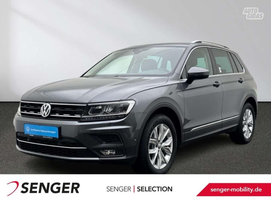 Grey Volkswagen Tiguan 2020 in Kaunas, with an engine capacity of 2.00 L and mileage of 50 thousand km for 30516 €, photo 1 on AUTOMOTO.COM.LV
