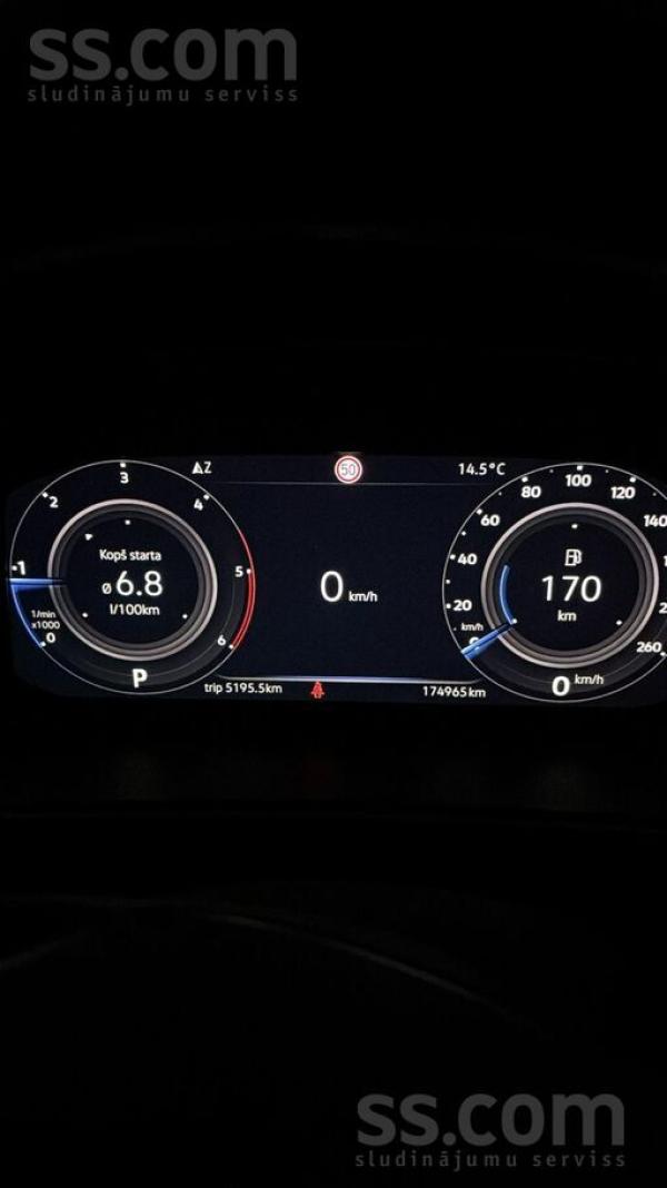 Pelēks Volkswagen Tiguan 2020 Rīga, ar dzinēja tilpumu 2.00 L un nobraukumu 175 tūkst. km par 17900 €, foto 10 vietnē AUTOMOTO.COM.LV