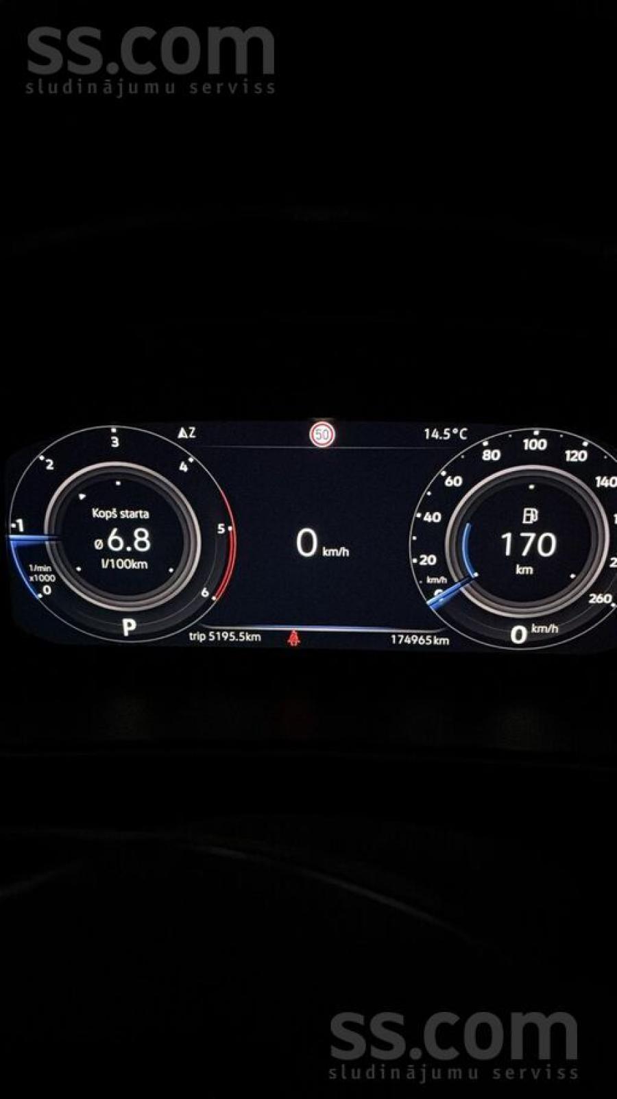 Pelēks Volkswagen Tiguan 2020 Rīga, ar dzinēja tilpumu 2.00 L un nobraukumu 175 tūkst. km par 17900 €, foto 11 vietnē AUTOMOTO.COM.LV
