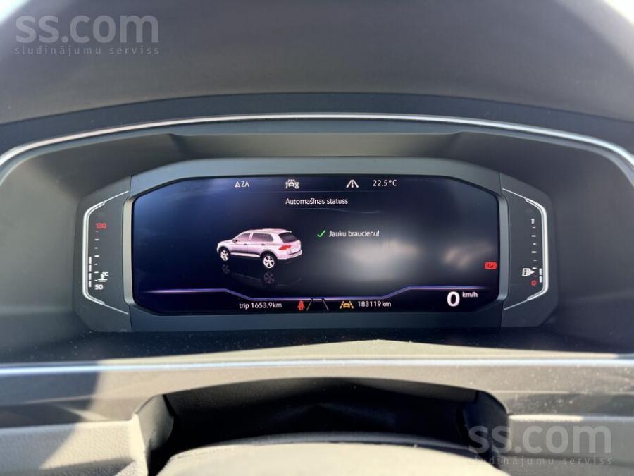 Pelēks Volkswagen Tiguan 2020 Rīga, ar dzinēja tilpumu 2.00 L un nobraukumu 180 tūkst. km par 19995 €, foto 19 vietnē AUTOMOTO.COM.LV