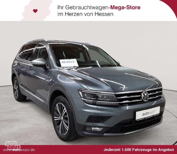 Grey Volkswagen Tiguan 2021 in Kaunas, with an engine capacity of 2.00 L and mileage of 85 thousand km for 29600 €, photo 1 on AUTOMOTO.COM.LV