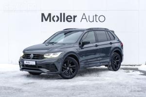 Grey Volkswagen Tiguan 2021 in Riga, with an engine capacity of 2.00 L and mileage of 67 thousand km for 29650 €, photo  on AUTOMOTO.COM.LV