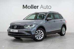Pelēks Volkswagen Tiguan 2021 Viļņa, ar dzinēja tilpumu 1.50 L un nobraukumu 32 tūkst. km par 25950 €, foto  vietnē AUTOMOTO.COM.LV