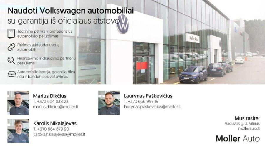 Pelēks Volkswagen Tiguan 2021 Viļņa, ar dzinēja tilpumu 1.50 L un nobraukumu 32 tūkst. km par 25950 €, foto 24 vietnē AUTOMOTO.COM.LV