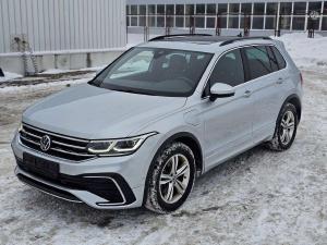 Grey Volkswagen Tiguan 2021 in Rokiskis, with an engine capacity of 1.40 L and mileage of 250 thousand km for 16950 €, photo 7 on AUTOMOTO.COM.LV