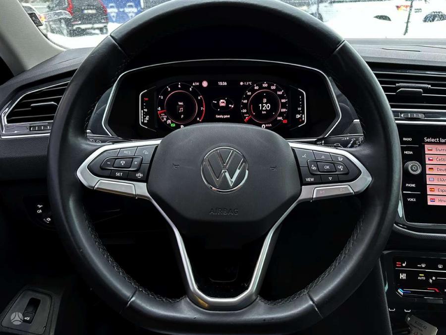 Pelēks Volkswagen Tiguan 2021 Kauņa, ar dzinēja tilpumu 1.50 L un nobraukumu 263 tūkst. km par 17900 €, foto 8 vietnē AUTOMOTO.COM.LV