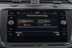 Grey Volkswagen Tiguan 2021 in Vilnius, with an engine capacity of 1.97 L and mileage of 147 thousand km for 19900 €, photo 24 on AUTOMOTO.COM.LV