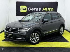 Pelēks Volkswagen Tiguan 2021 Viļņa, ar dzinēja tilpumu 1.97 L un nobraukumu 155 tūkst. km par 23500 €, foto  vietnē AUTOMOTO.COM.LV