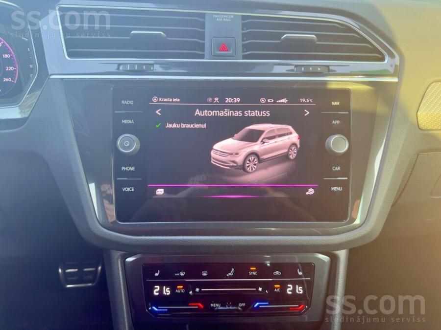 Pelēks Volkswagen Tiguan 2021 Rīga, ar dzinēja tilpumu 1.50 L un nobraukumu 73 tūkst. km par 23000 €, foto 13 vietnē AUTOMOTO.COM.LV
