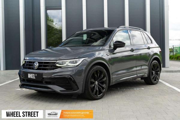 Grey Volkswagen Tiguan 2021 in Vilnius, with an engine capacity of 1.97 L and mileage of 281 thousand km for 23900 €, photo 1 on AUTOMOTO.COM.LV