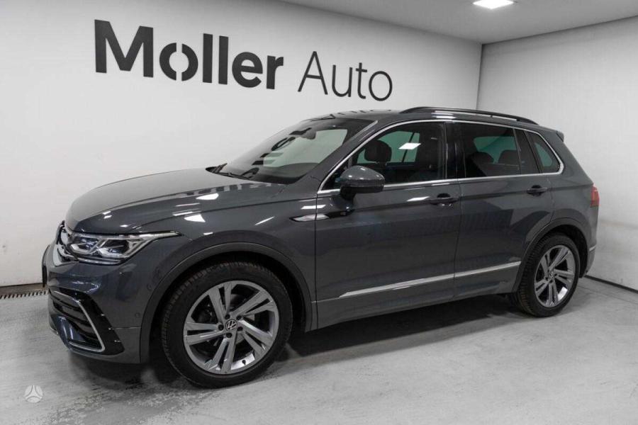 Pelēks Volkswagen Tiguan 2021 Viļņa, ar dzinēja tilpumu 1.50 L un nobraukumu 66 tūkst. km par 27500 €, foto 3 vietnē AUTOMOTO.COM.LV