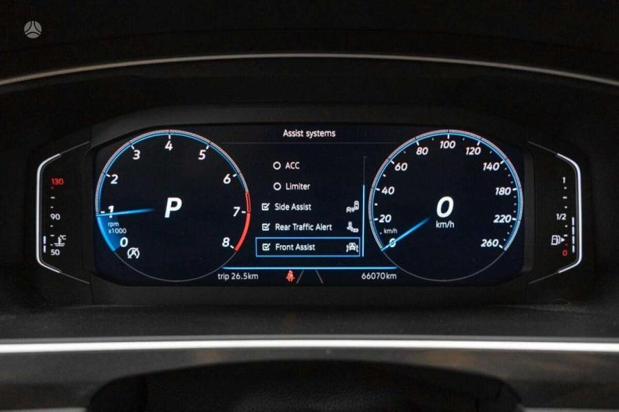 Pelēks Volkswagen Tiguan 2021 Viļņa, ar dzinēja tilpumu 1.50 L un nobraukumu 66 tūkst. km par 27500 €, foto 15 vietnē AUTOMOTO.COM.LV