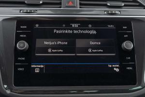 Grey Volkswagen Tiguan 2021 in Vilnius, with an engine capacity of 1.97 L and mileage of 147 thousand km for 18200 €, photo 25 on AUTOMOTO.COM.LV