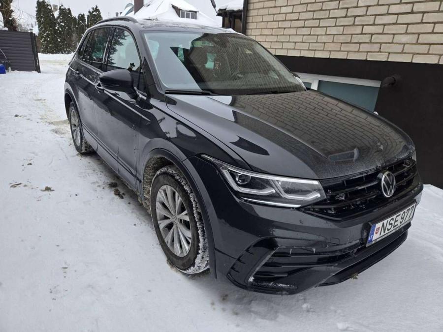 Pelēks Volkswagen Tiguan 2022 Šauļi, ar dzinēja tilpumu 1.50 L un nobraukumu 60 tūkst. km par 22200 €, foto 5 vietnē AUTOMOTO.COM.LV