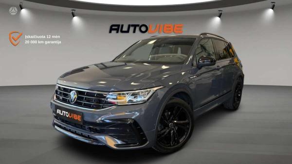 Grey Volkswagen Tiguan 2022 in Vilnius, with an engine capacity of 1.50 L and mileage of 38 thousand km for 28888 €, photo 1 on AUTOMOTO.COM.LV