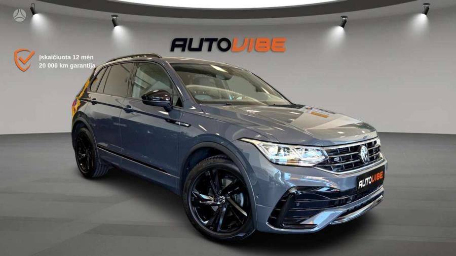 Grey Volkswagen Tiguan 2022 in Vilnius, with an engine capacity of 1.50 L and mileage of 38 thousand km for 28888 €, photo 4 on AUTOMOTO.COM.LV