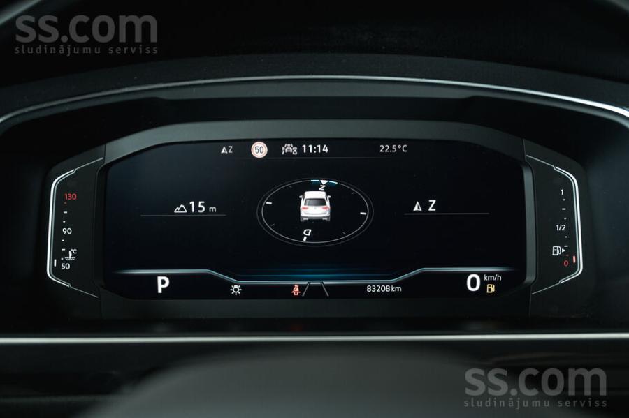 Pelēks Volkswagen Tiguan 2022 Rīga, ar dzinēja tilpumu 1.50 L un nobraukumu 83 tūkst. km par 23990 €, foto 14 vietnē AUTOMOTO.COM.LV
