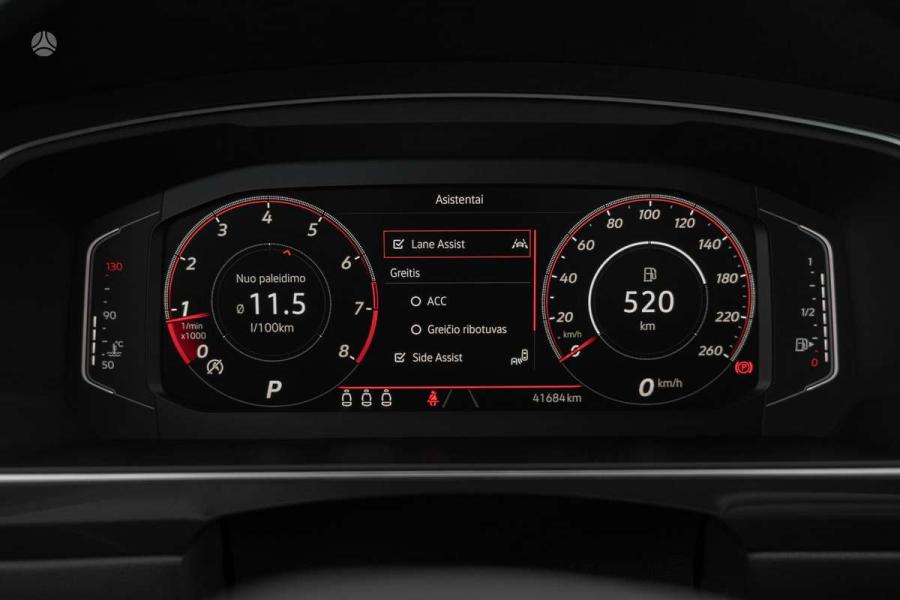 Grey Volkswagen Tiguan 2022 in Vilnius, with an engine capacity of 1.98 L and mileage of 42 thousand km for 31950 €, photo 26 on AUTOMOTO.COM.LV