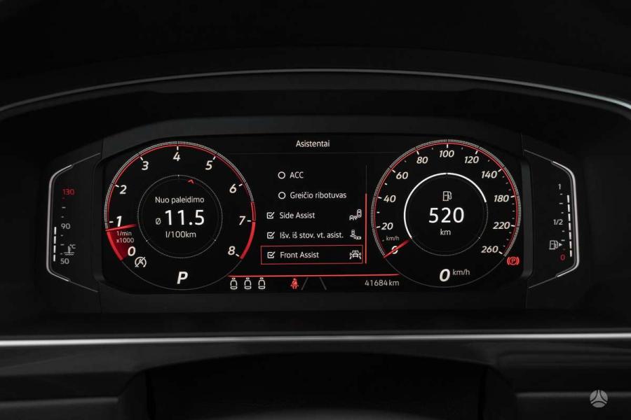 Grey Volkswagen Tiguan 2022 in Vilnius, with an engine capacity of 1.98 L and mileage of 42 thousand km for 31950 €, photo 27 on AUTOMOTO.COM.LV