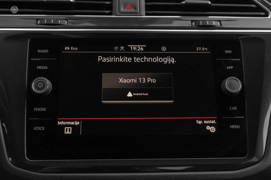 Grey Volkswagen Tiguan 2022 in Vilnius, with an engine capacity of 1.98 L and mileage of 42 thousand km for 31950 €, photo 30 on AUTOMOTO.COM.LV