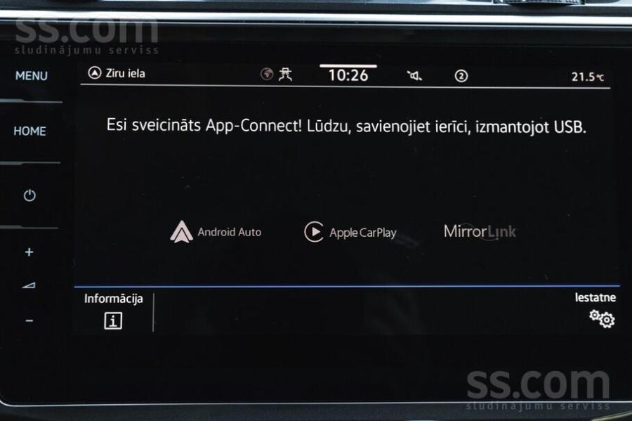 Pelēks Volkswagen Tiguan 2022 Ventspils, ar dzinēja tilpumu 1.40 L un nobraukumu 120 tūkst. km par 24800 €, foto 30 vietnē AUTOMOTO.COM.LV