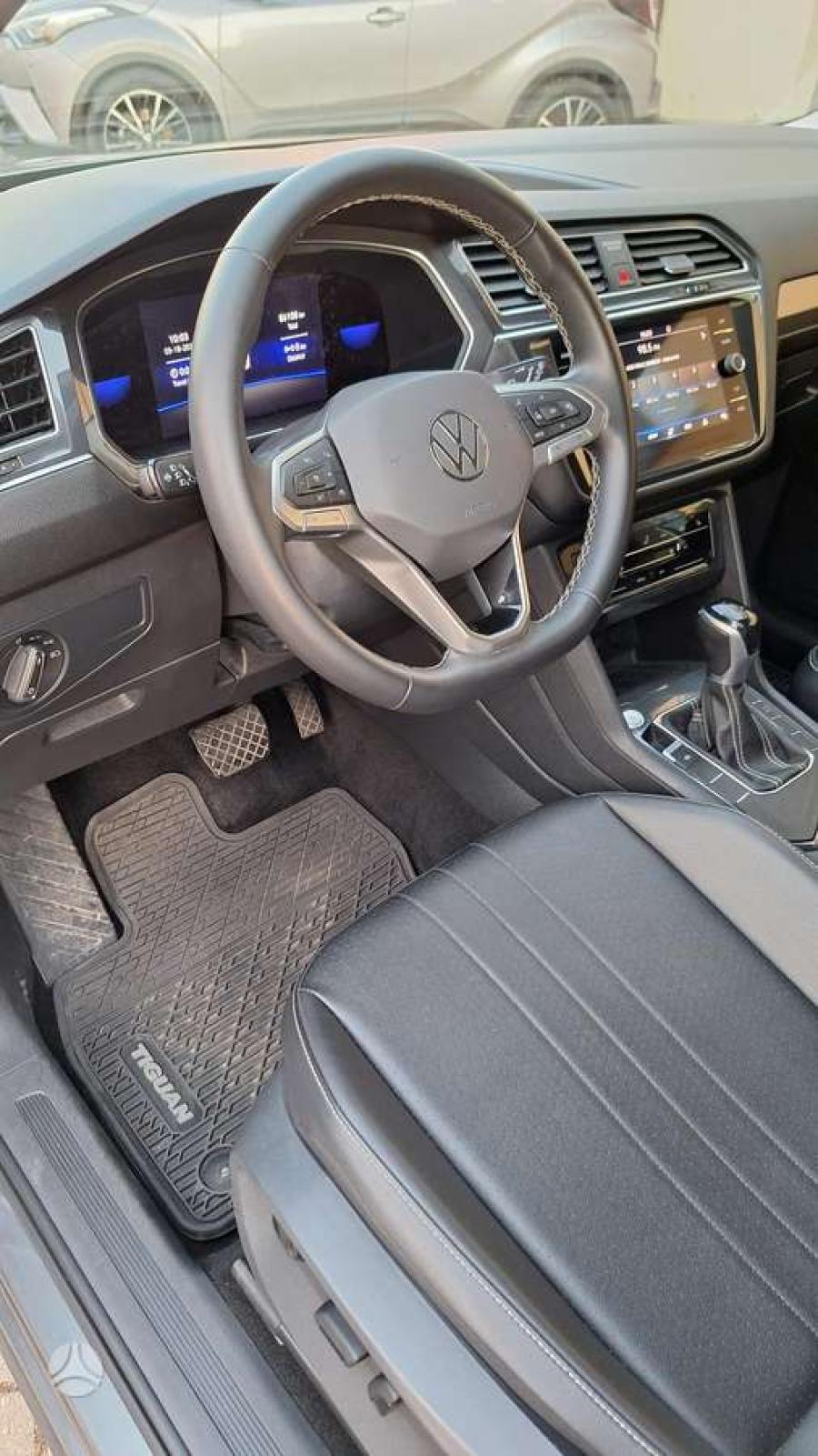 Pelēks Volkswagen Tiguan 2022 Kauņa, ar dzinēja tilpumu 1.98 L un nobraukumu 87 tūkst. km par 23500 €, foto 14 vietnē AUTOMOTO.COM.LV