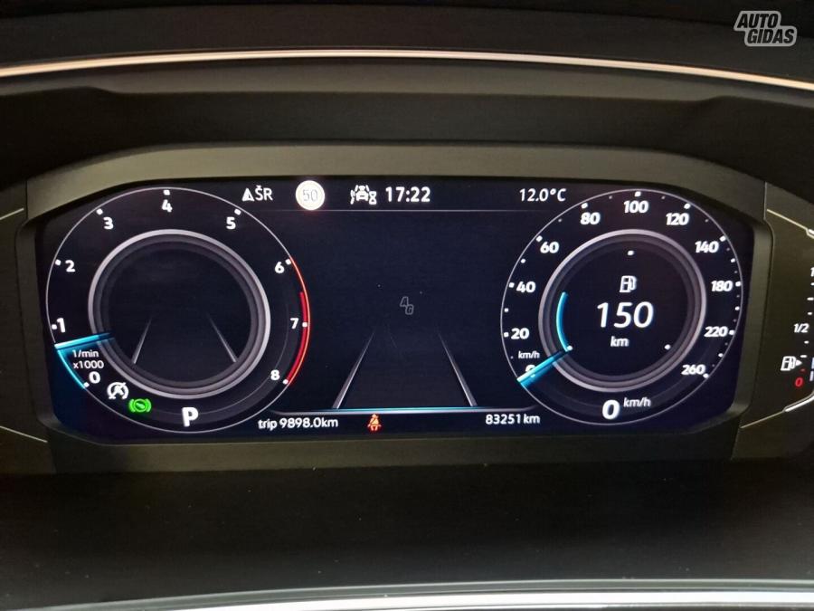 Grey Volkswagen Tiguan 2022 in Vilnius, with an engine capacity of 1.50 L and mileage of 84 thousand km for 24000 €, photo 16 on AUTOMOTO.COM.LV