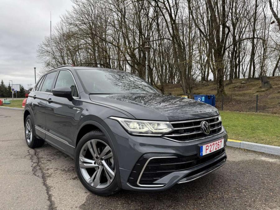 Pelēks Volkswagen Tiguan 2023 Kauņa, ar dzinēja tilpumu 1.97 L un nobraukumu 48 tūkst. km par 29600 €, foto 1 vietnē AUTOMOTO.COM.LV