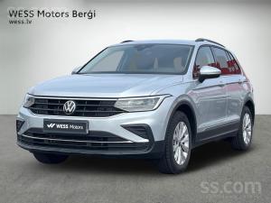 Pelēks Volkswagen Tiguan 2023 Rīga, ar dzinēja tilpumu 1.50 L un nobraukumu 73 tūkst. km par 26490 €, foto  vietnē AUTOMOTO.COM.LV