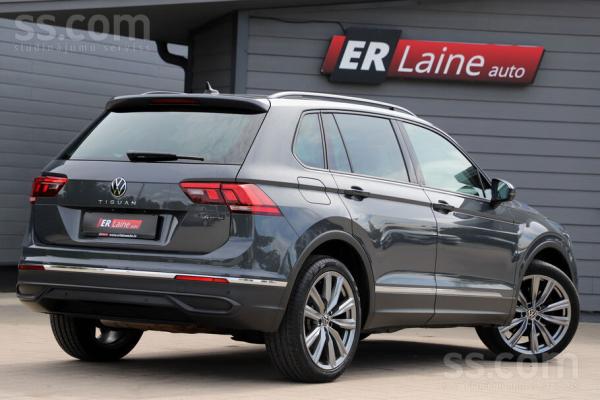 Grey Volkswagen Tiguan 2023 in Tukums, with an engine capacity of 2.00 L and mileage of 157 thousand km for 23700 €, photo 3 on AUTOMOTO.COM.LV