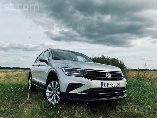 Pelēks Volkswagen Tiguan 2023 Valka, ar dzinēja tilpumu 1.50 L un nobraukumu 99 tūkst. km par 26450 €, foto  vietnē AUTOMOTO.COM.LV